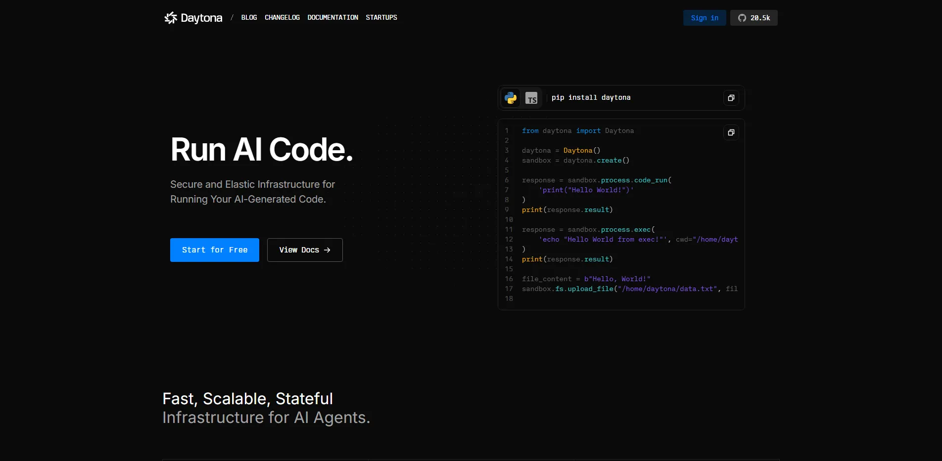 Daytona: AI Agent Platform for Workflow Automation | Creati.ai
