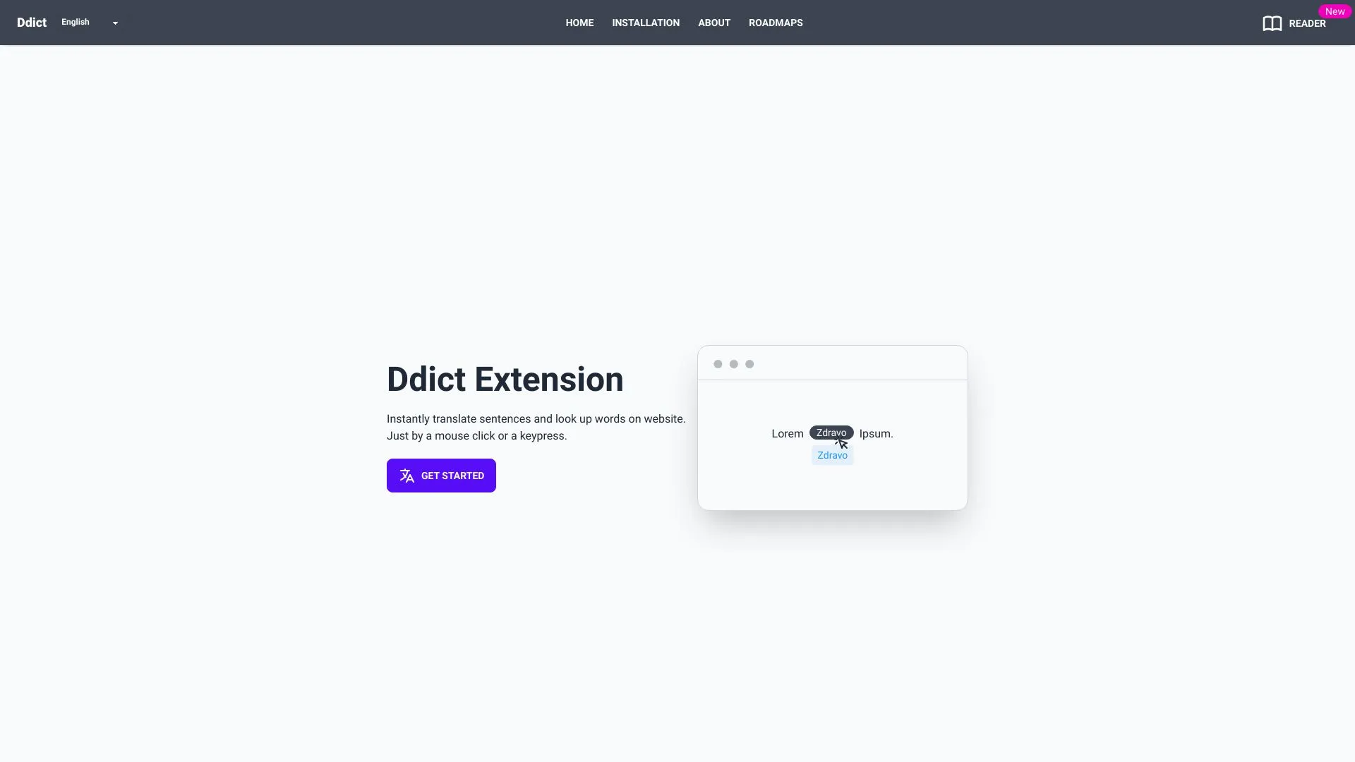 Ddict - Instant Translation and Word Lookup | Creati.ai
