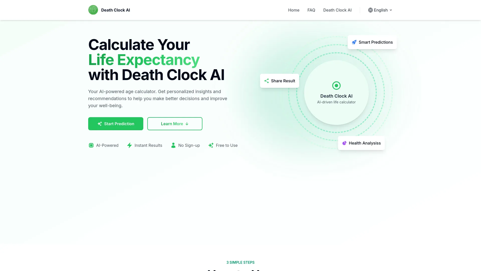 Death Clock AI - AI-Powered Life Expectancy Calculator | Creati.ai
