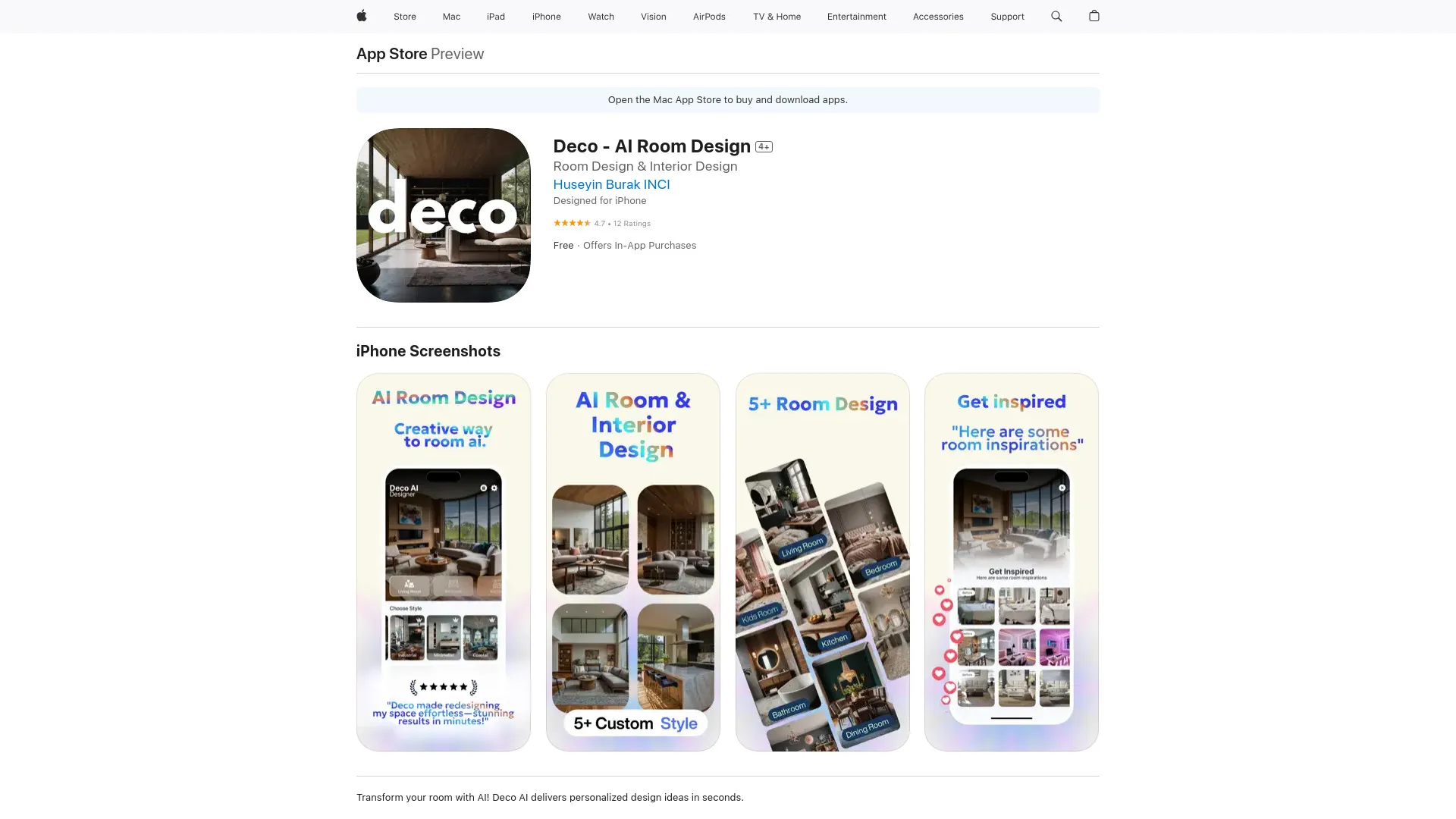 Deco AI Diseño de Habitación - Transforma tu Espacio con IA | Creati.ai