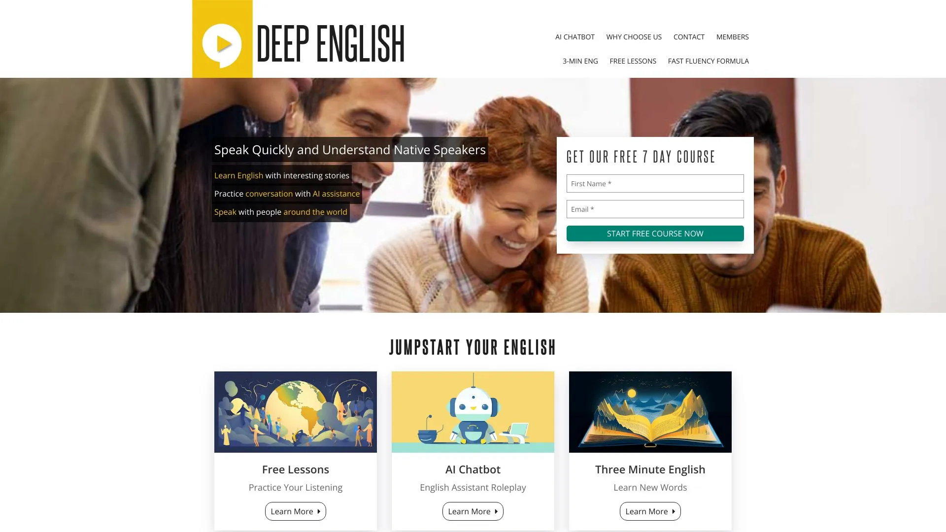 Deep English: Elevate Your English Skills with Engaging Stories | Creati.ai