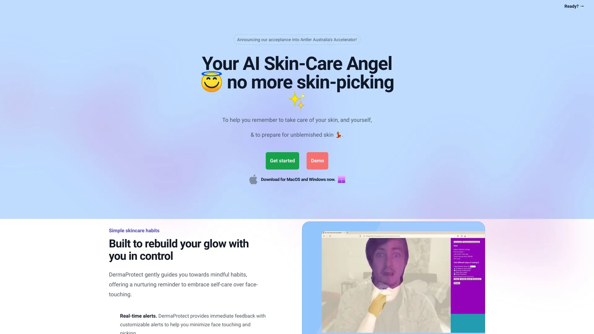 DermaProtect - AI-Powered Dermatillomania Support | Creati.ai