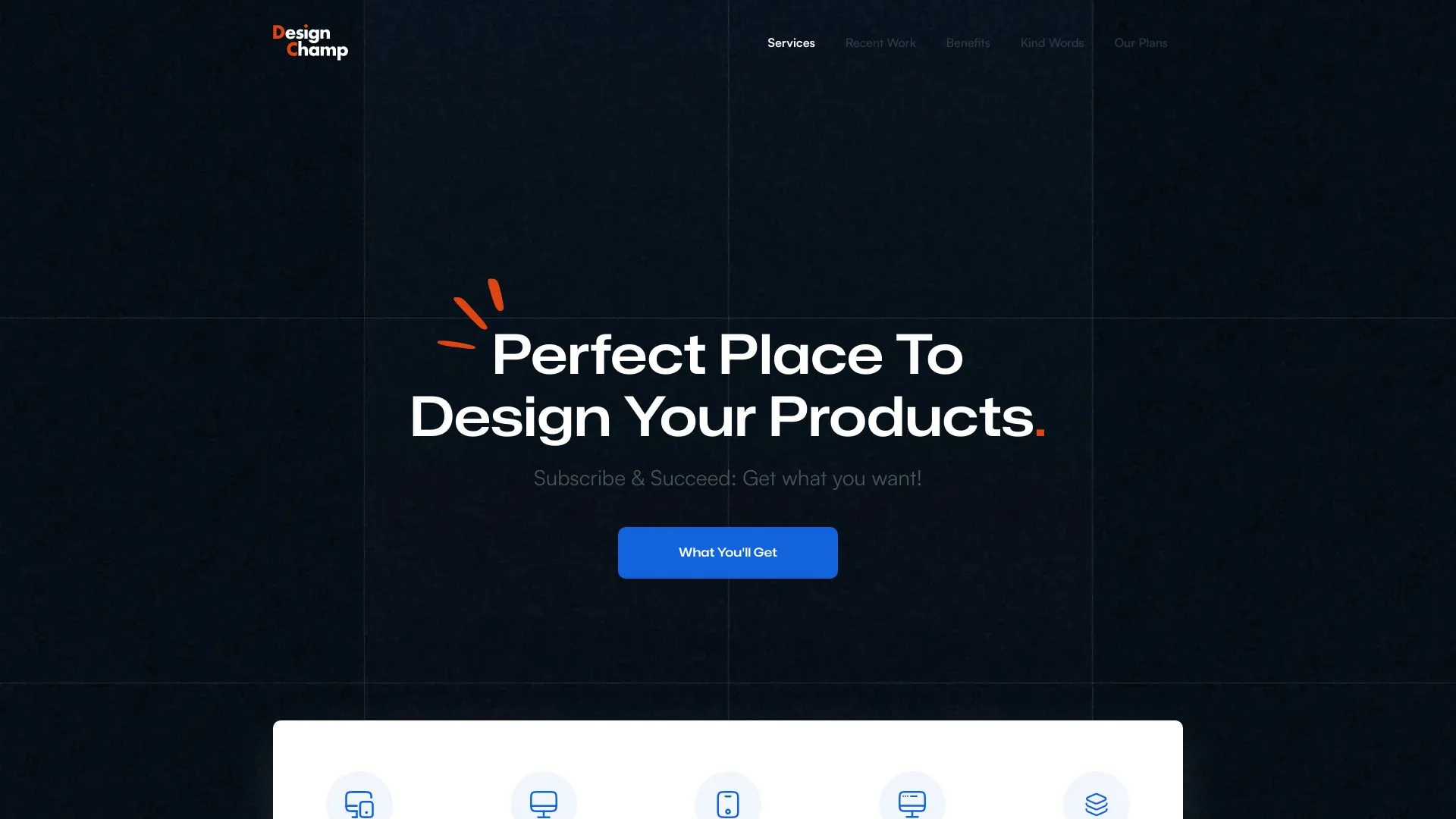 Unlimited UX/UI Designs with Design Champs - Flat Monthly Fee | Creati.ai