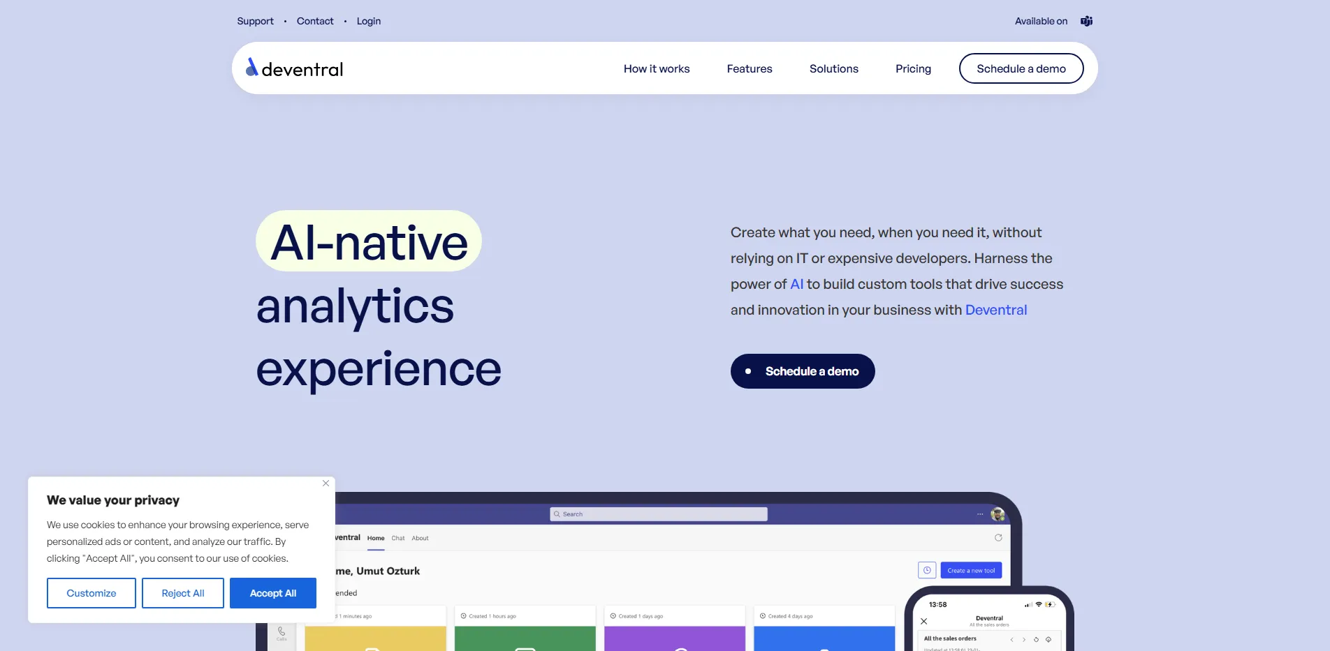 Deventral: Tu agente de IA para la automatización de tareas | Creati.ai
