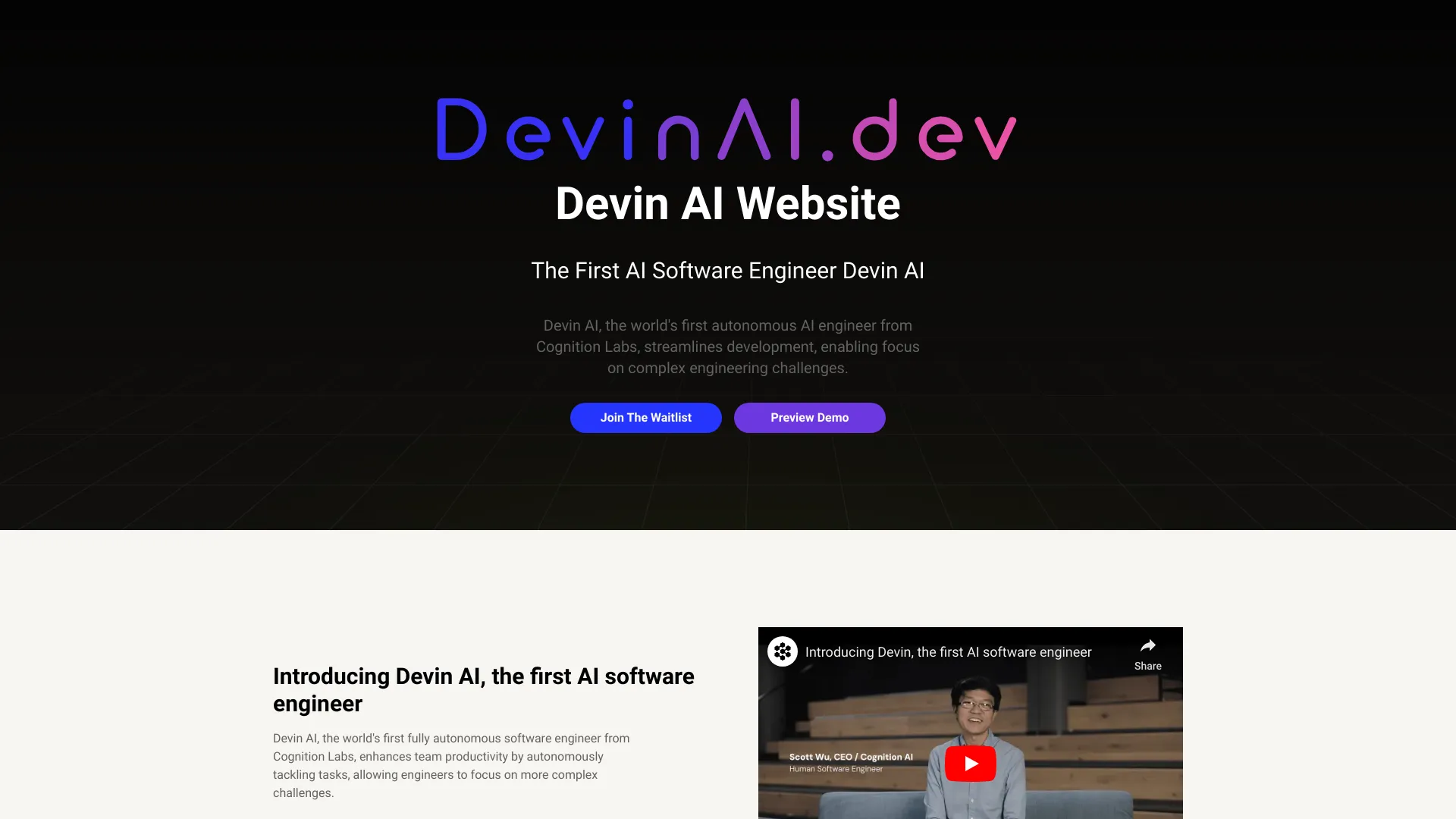 Devin AI: Engenheiro Autônomo de IA para Desenvolvimento de Software | Creati.ai