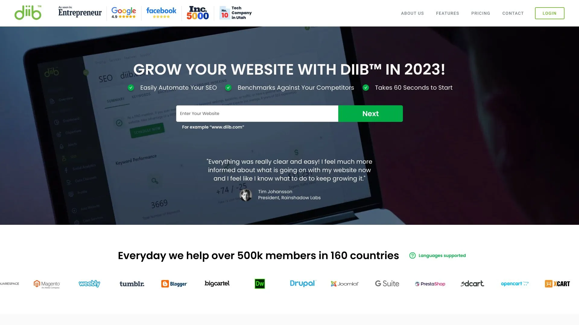 Diib: AI-Powered Website Growth and SEO Insights | Creati.ai
