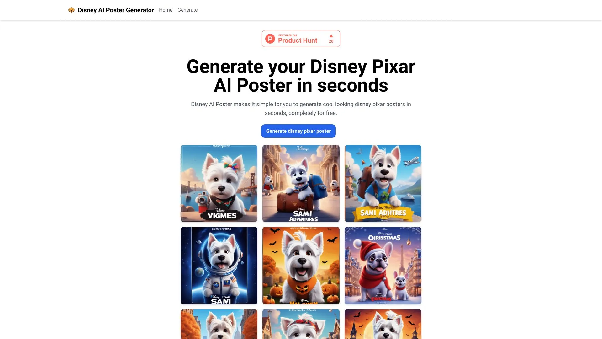 Create Disney Movie Posters Online | Disney AI Poster | Creati.ai