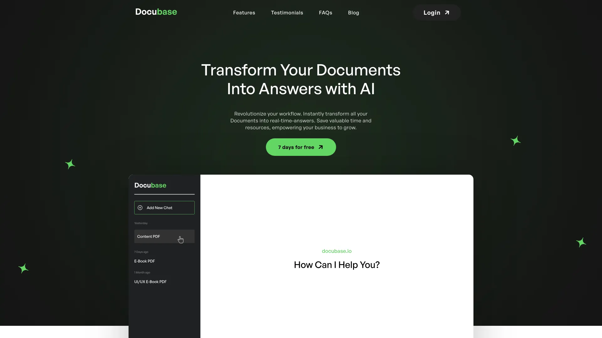 Docubase.ai : Plateforme d'Analyse de Documents Alimentée par IA | Creati.ai