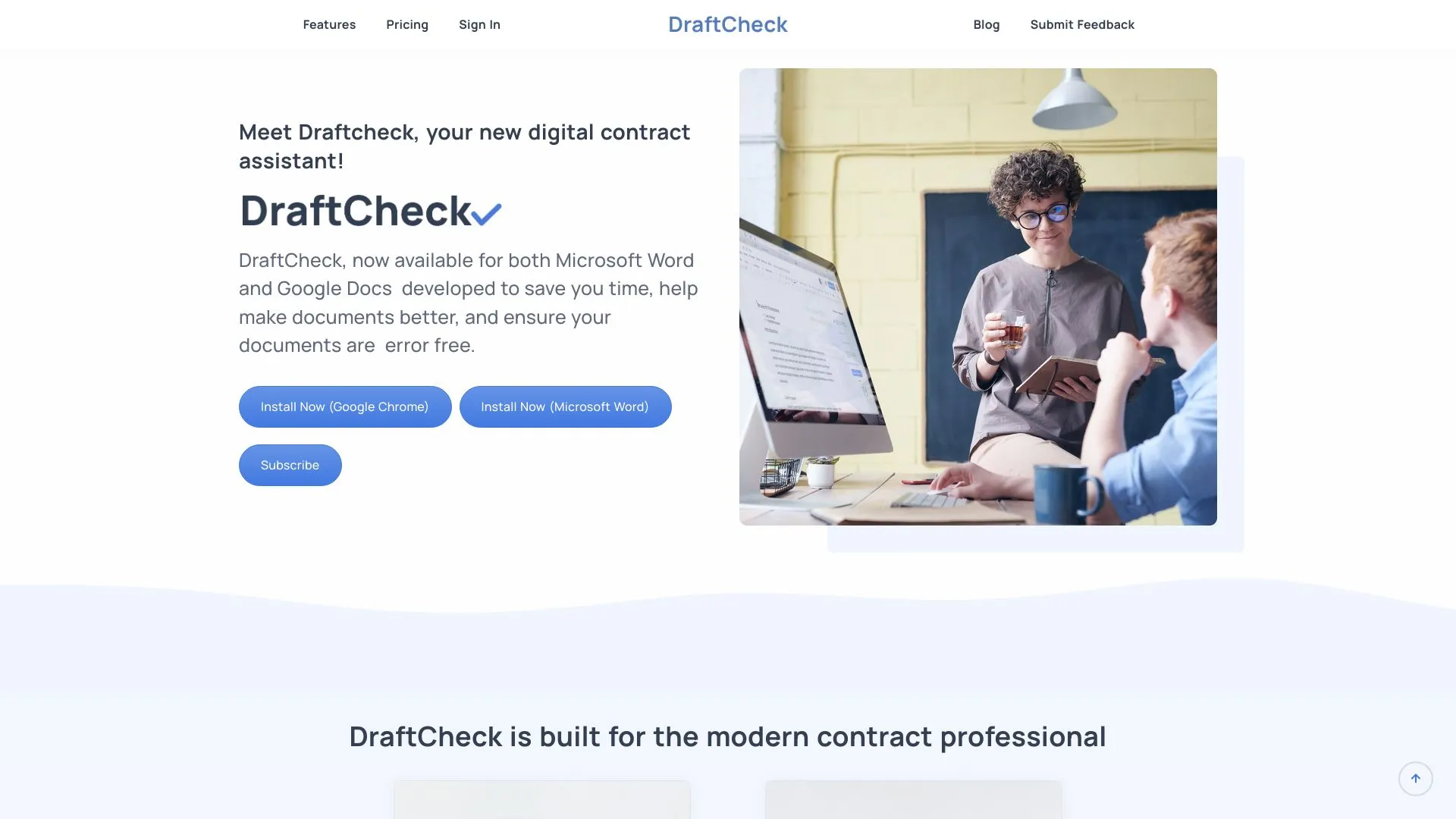 DraftCheck: Advanced Error Detection for Documents | Creati.ai