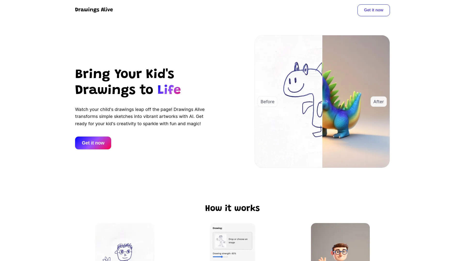 Transform Your Child's Drawings with Drawings Alive | Creati.ai