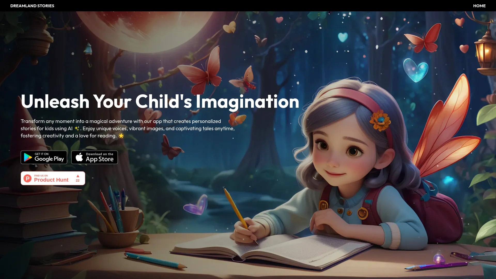 Dreamland: Create Magical Stories for Kids | Creati.ai