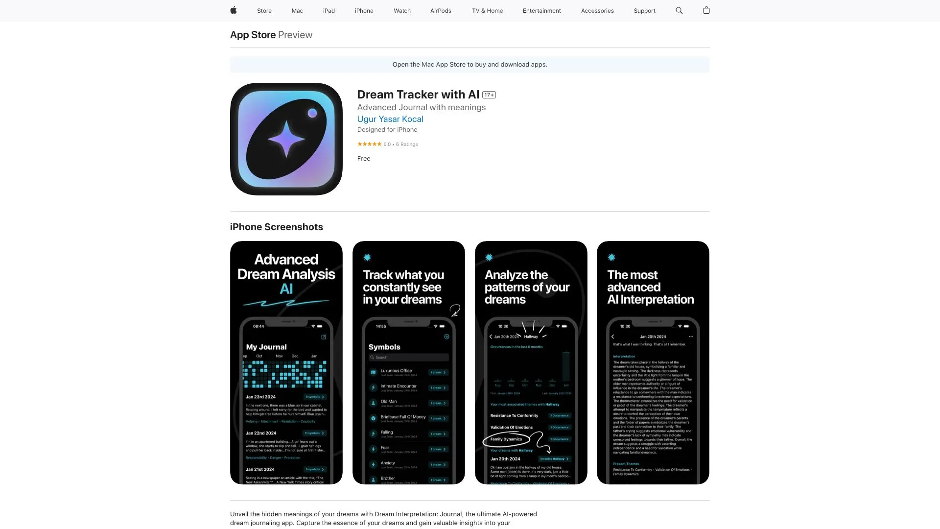 AI-Powered Dream Tracking & Interpretation App | Creati.ai