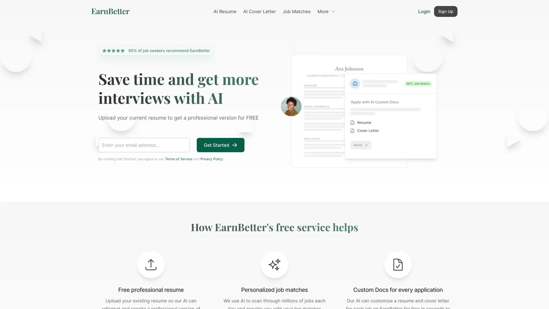 EarnBetter - Free AI Job Search Assistant | Creati.ai
