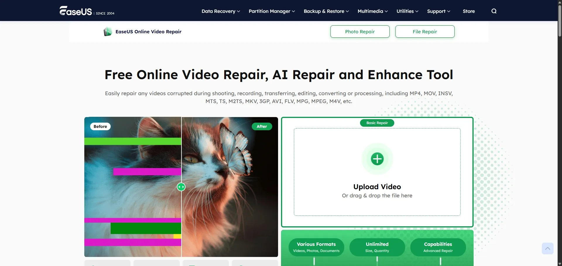 Free Online Video Repair Tool - Fix Corrupted Videos Easily | Creati.ai