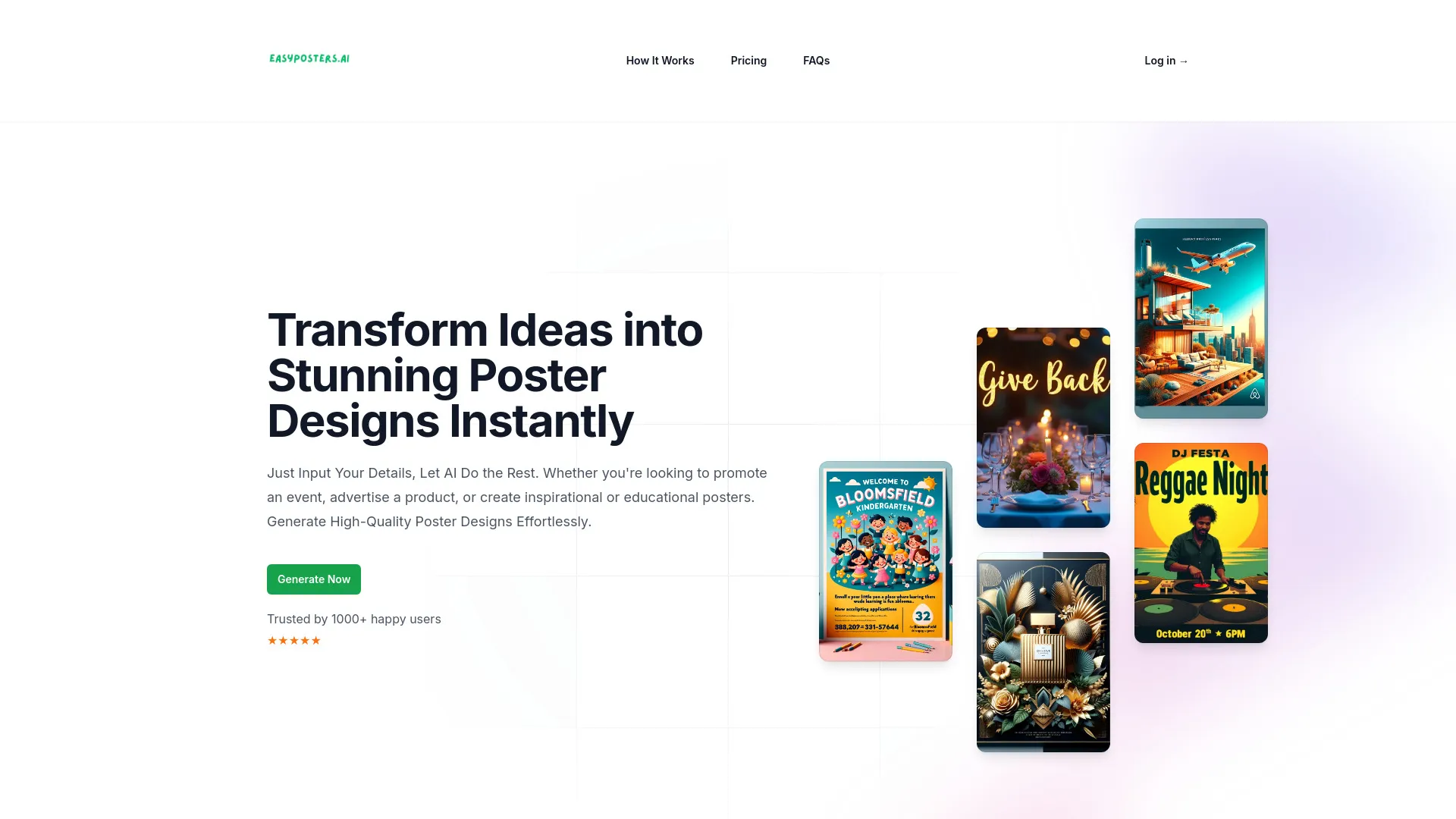 Crea Carteles Impresionantes Sin Esfuerzo con EasyPosters AI | Creati.ai