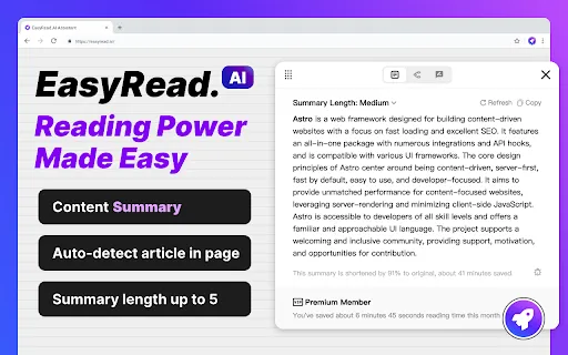 EasyRead.AI - Your Ultimate Reading Assistant | Creati.ai