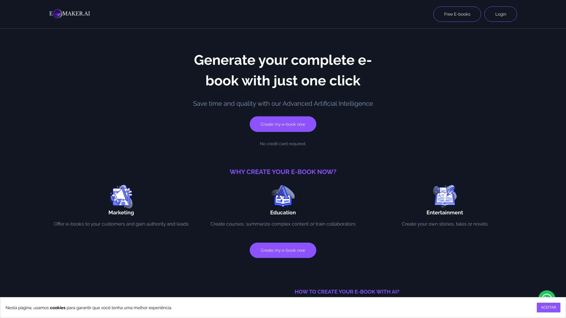 EbookMaker: AI-Powered Ebook Creation Platform | Creati.ai