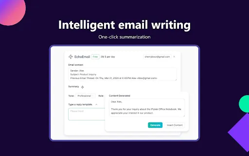 AI Email Generation: Effortless Email Drafting Tool | Creati.ai