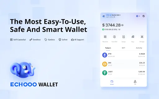 Echooo Wallet: Secure Decentralized Cryptocurrency Storage | Creati.ai