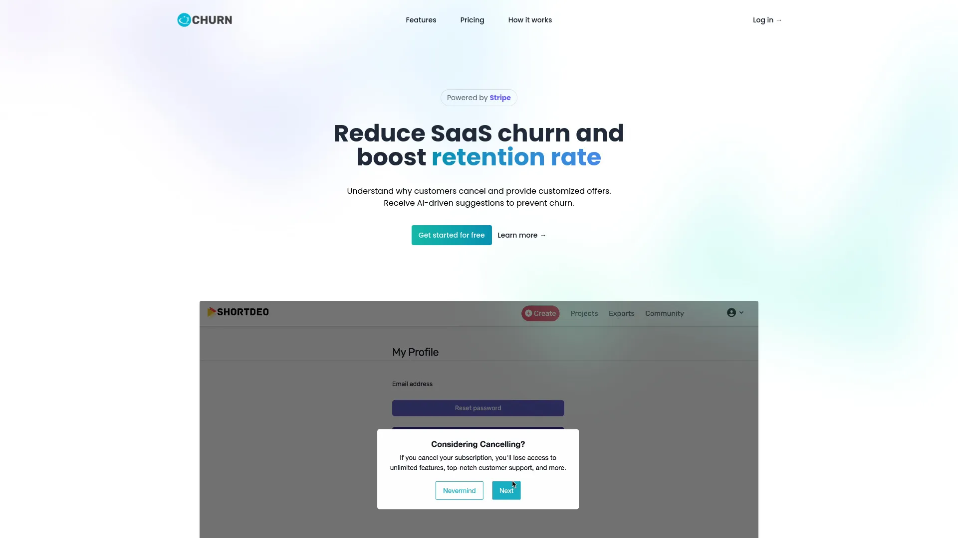 Echurn - Reduce Customer Churn and Boost Retention | Creati.ai