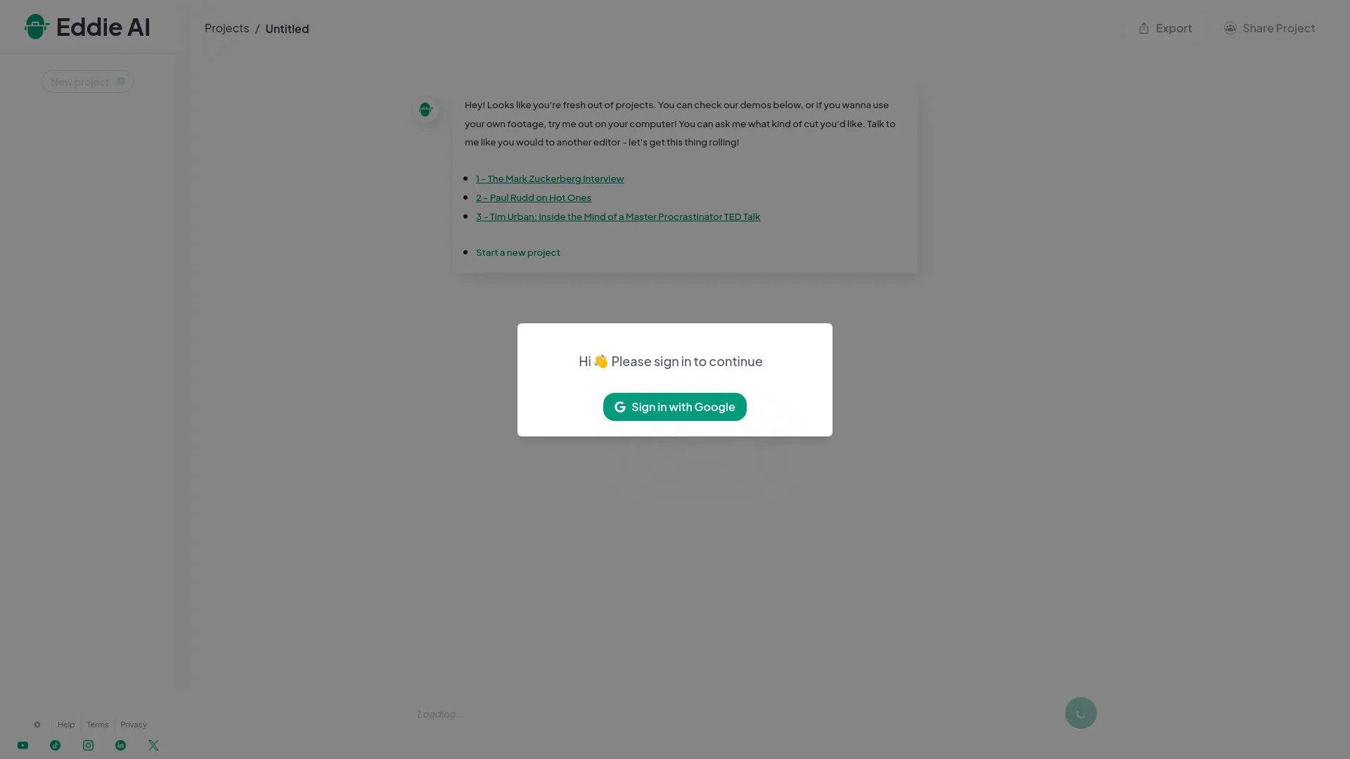 Eddie AI: Your AI Assistant Video Editor | Creati.ai