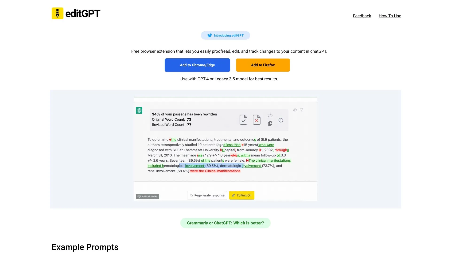editGPT: Proofread, Edit, and Track Changes in ChatGPT | Creati.ai