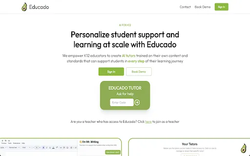 Educado - AI Tutoring Chrome Extension for Students | Creati.ai