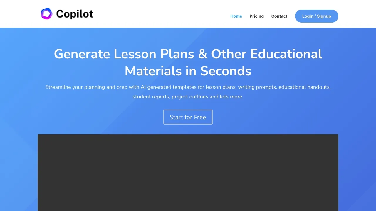 Education CoPilot: AI Lesson Planner & Material Creator | Creati.ai