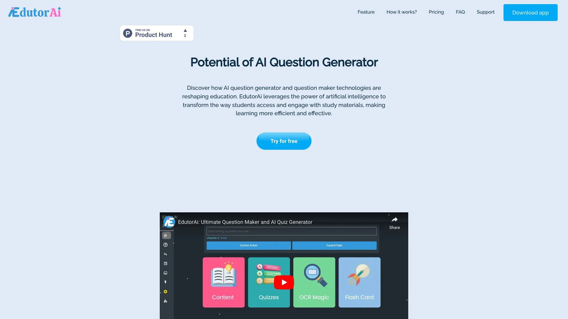 EdutorAI – Personalized AI-Powered Learning | Creati.ai