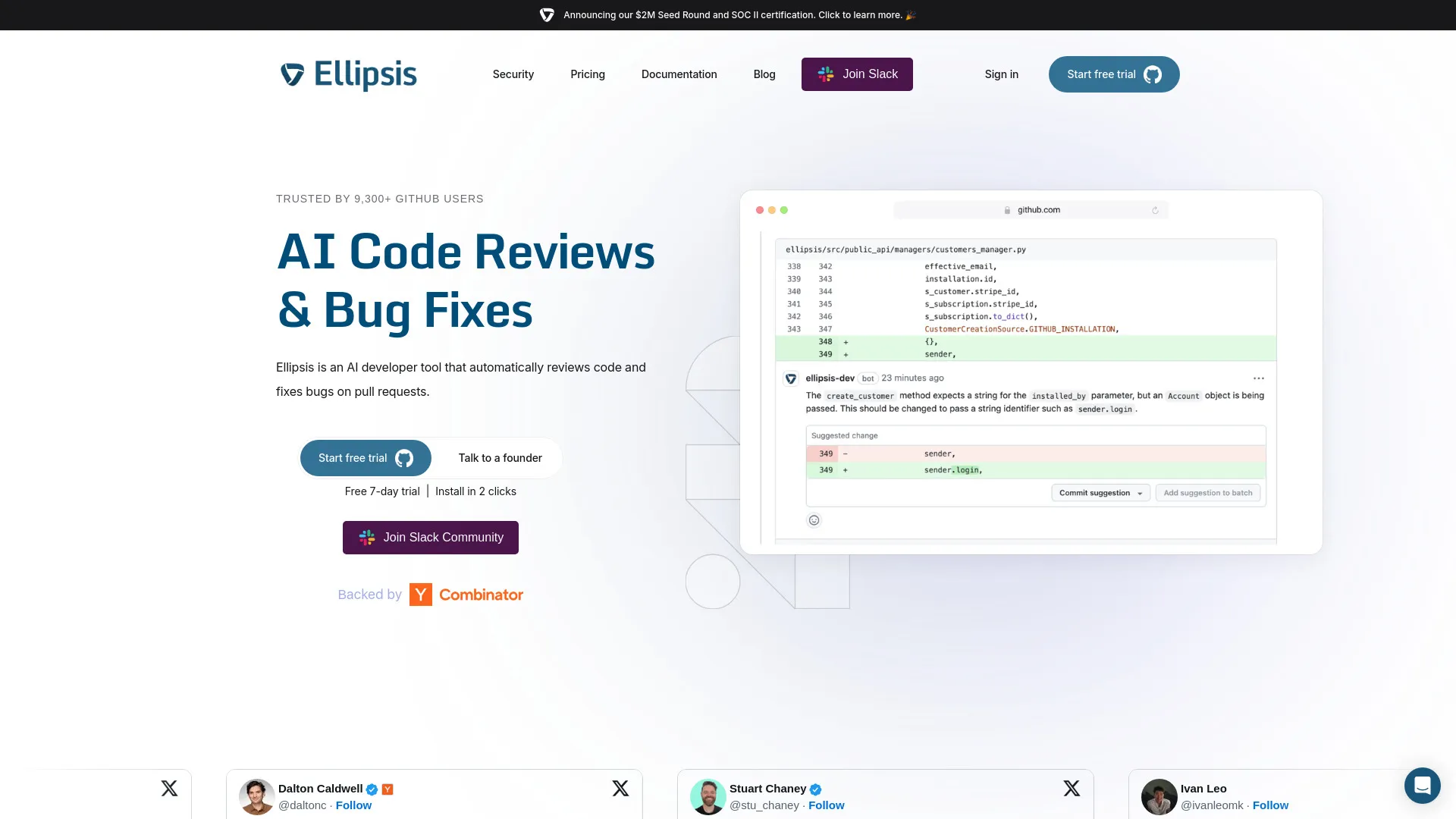 Automate Code Reviews & Bug Fixes with Ellipsis | Creati.ai