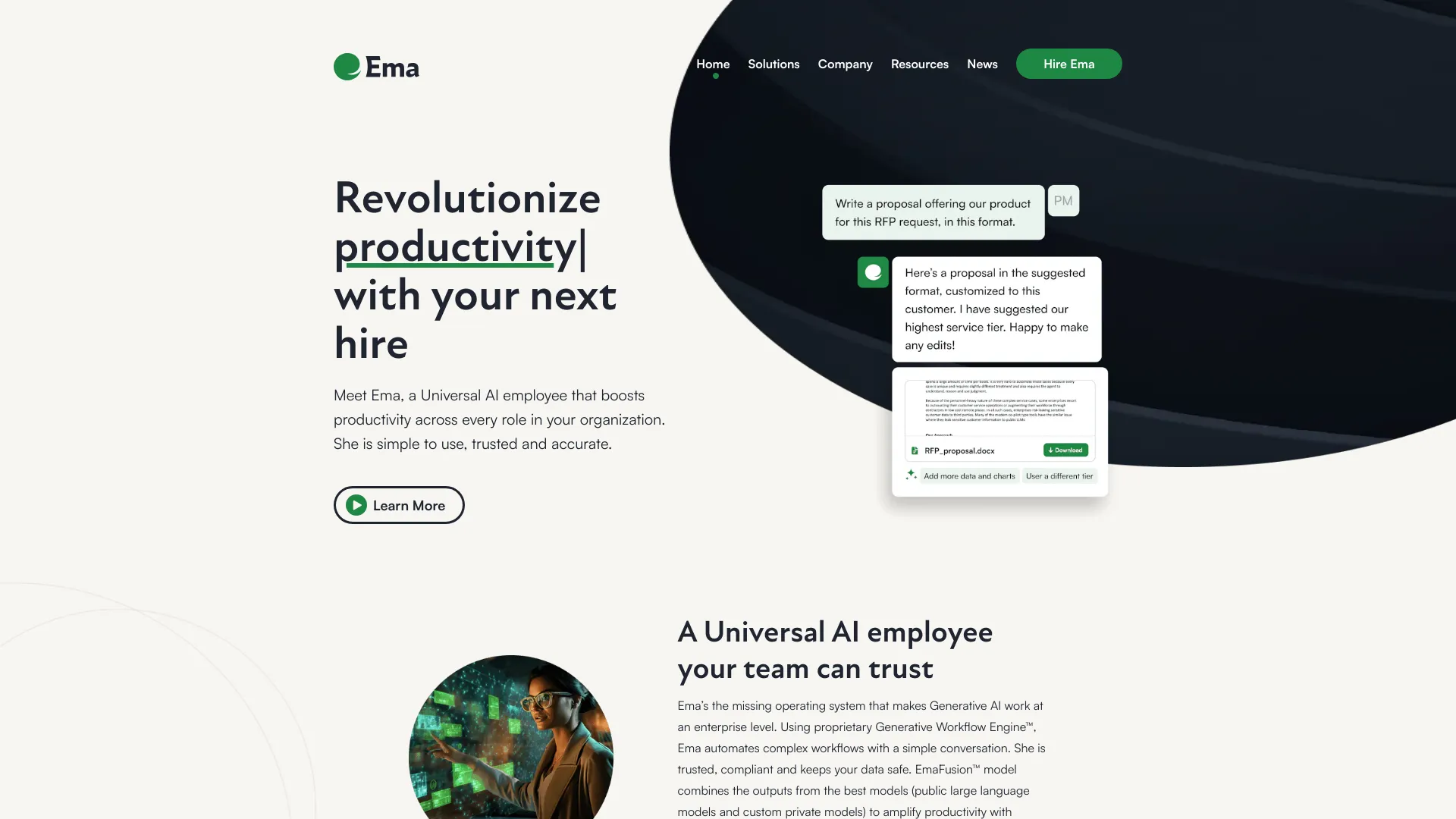 Ema: Empleado de IA Universal para Aumentar la Productividad | Creati.ai