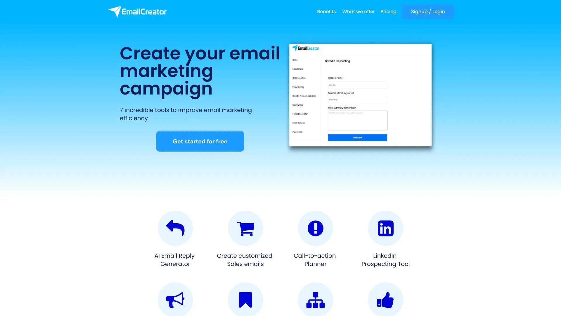 EmailCreator - AI-Powered Email Generation Tool | Creati.ai