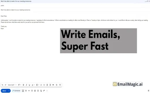 EmailMagic AI: Your Smart Email Assistant | Creati.ai
