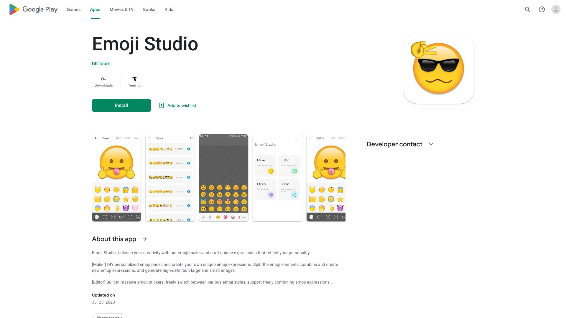 Emoji Studio - Легко создавайте пользовательские наклейки | Creati.ai