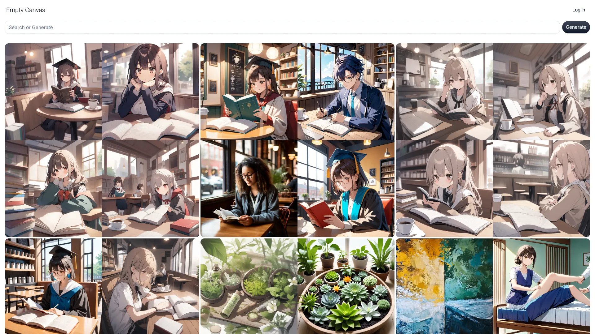 Empty Canvas: AI-Driven Digital Art Creation Platform | Creati.ai