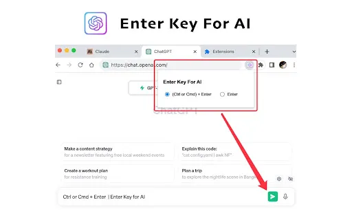 Enter Key for ChatGPT - Optimize Your Messaging | Creati.ai