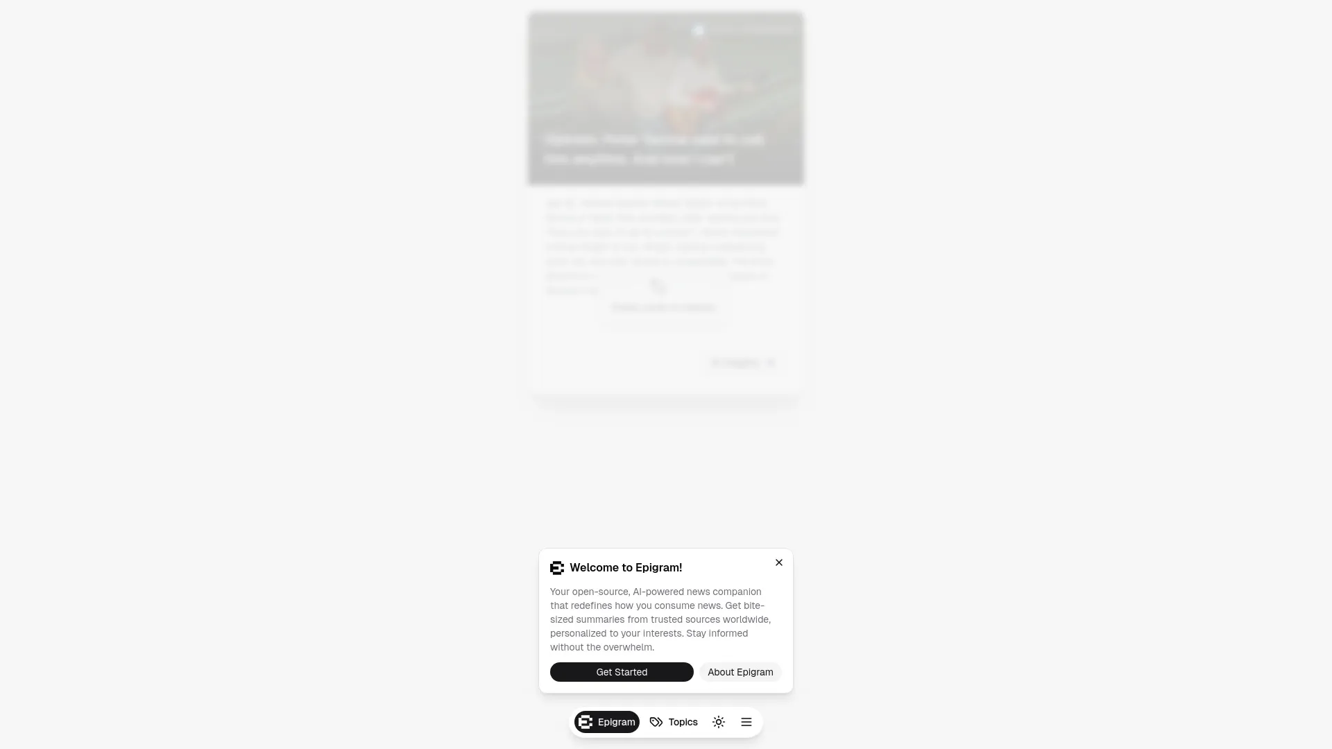 Epigram: Latest News and Insights Across Various Fields | Creati.ai
