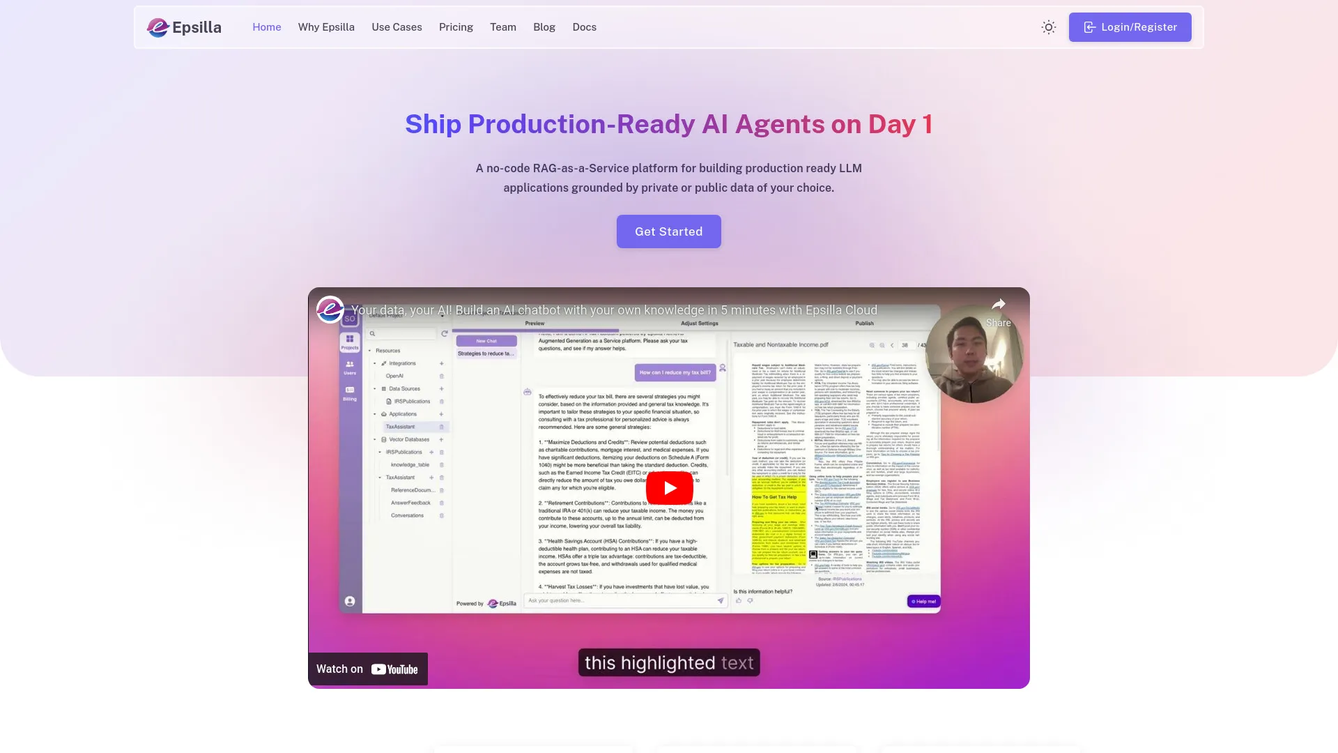 Epsilla: Build AI Applications Seamlessly | Creati.ai