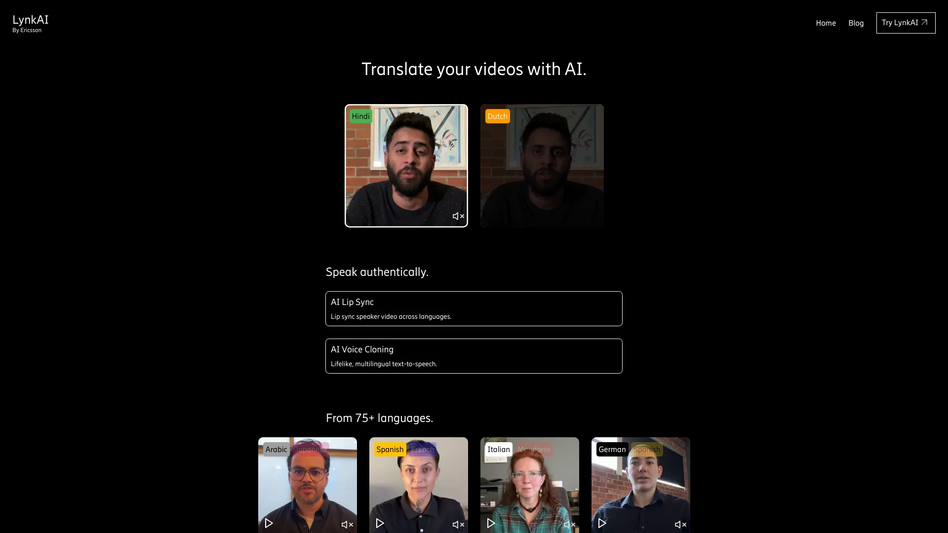 LynkAI: AI-Powered Multilingual Video Translation | Creati.ai