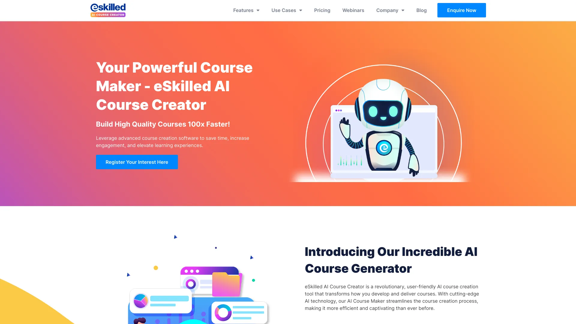 eSkilled AI Course Creator - Revolutionize Content Creation | Creati.ai