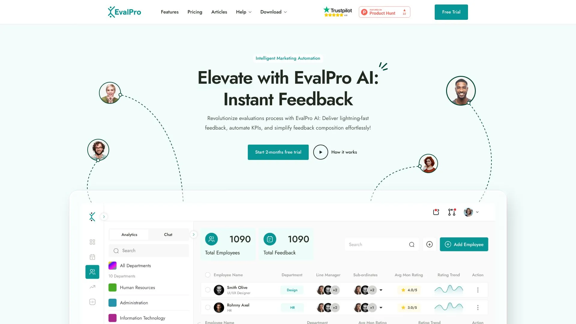EvalPro AI - Feedback & KPI Automation Tool | Creati.ai