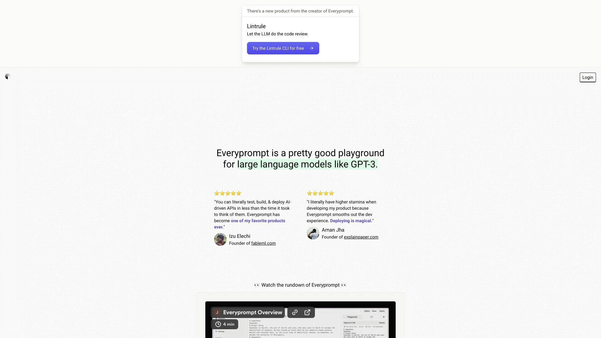 EveryPrompt - Develop and Deploy AI-Driven APIs Effortlessly | Creati.ai