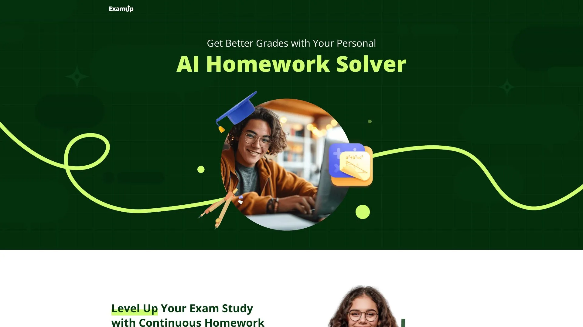 ExamUp: AI-Powered Interactive Learning Tools for Students | Creati.ai