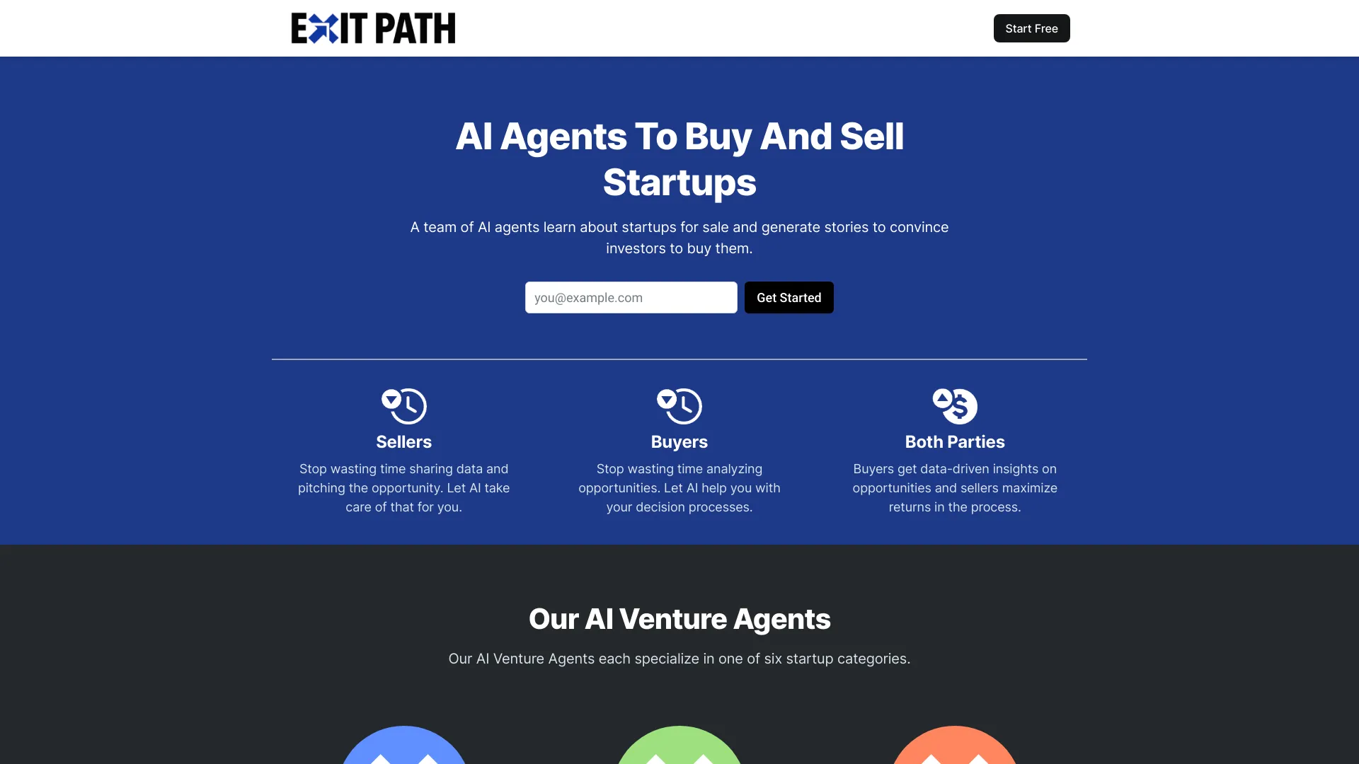 Exit Path: AI-Driven Startup Exit & Acquisition Platform | Creati.ai