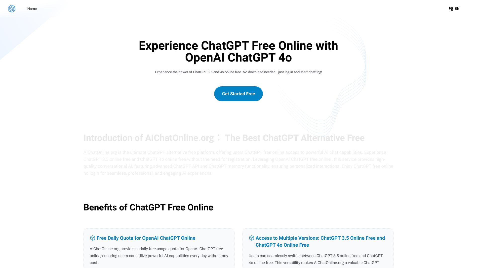Explore AIChatOnline.org: Your Free AI Chat Solution | Creati.ai