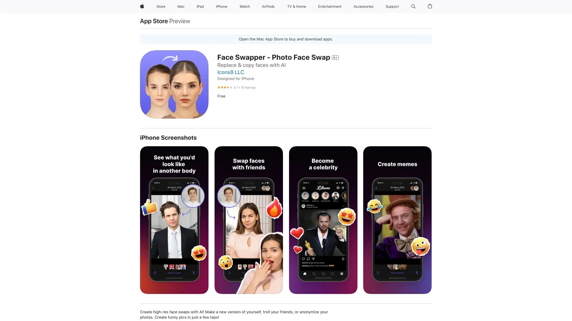 Face Swapper AI Face Mixer - Seamless AI Face Swapping | Creati.ai