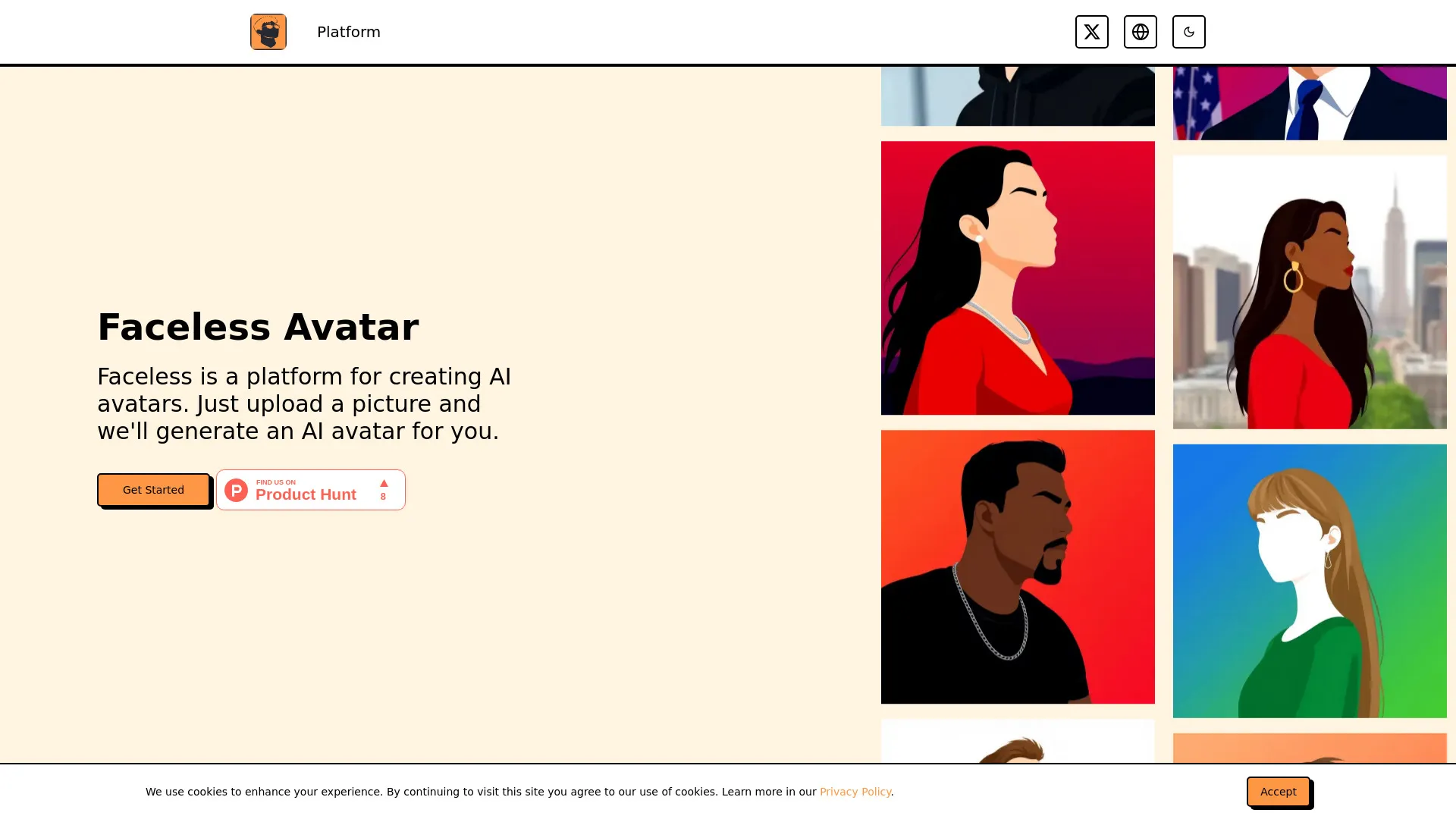 Create Stunning AI-Generated Faceless Avatars | Creati.ai