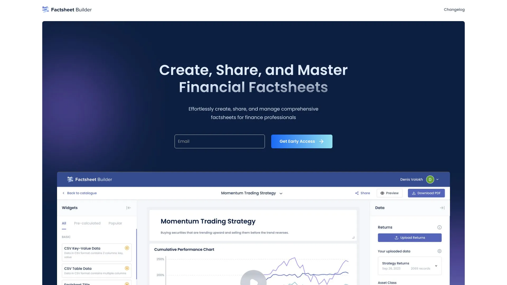 Factbox.ai | Create Financial Factsheets with Ease | Creati.ai