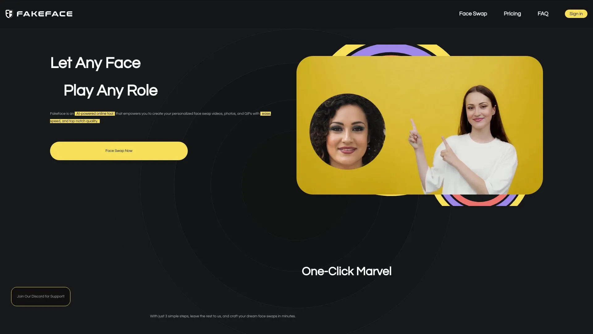 Fakeface - AI-Powered Face Swap Tool for Various Media | Creati.ai