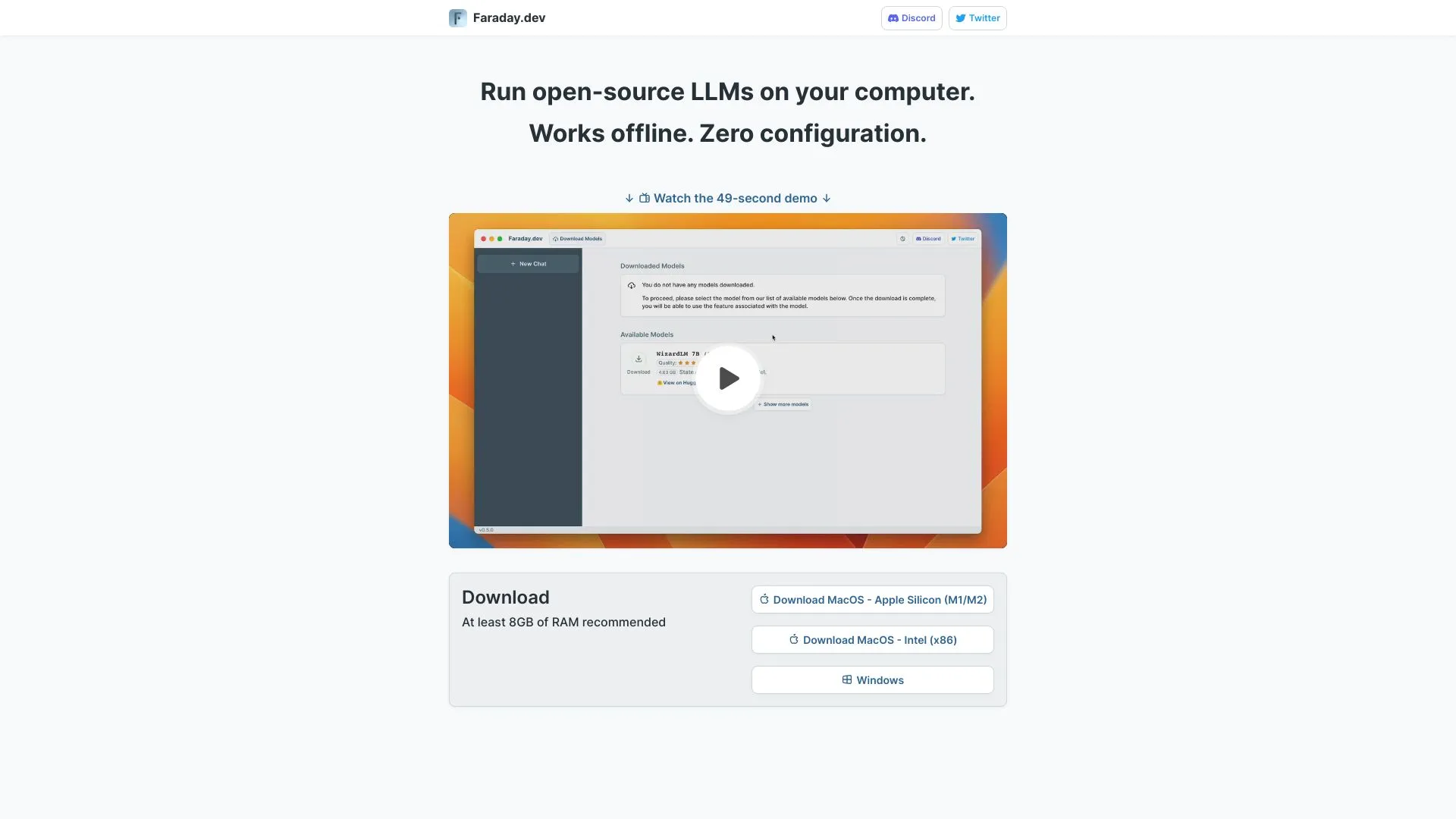 Faraday.dev: Приватный Офлайн AI Чат с Настраиваемыми Персонажами | Creati.ai
